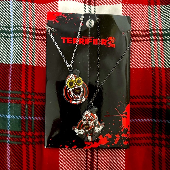 Jewelry | Terrifier Art The Clown Best Friend Set Of Two Necklaces ...